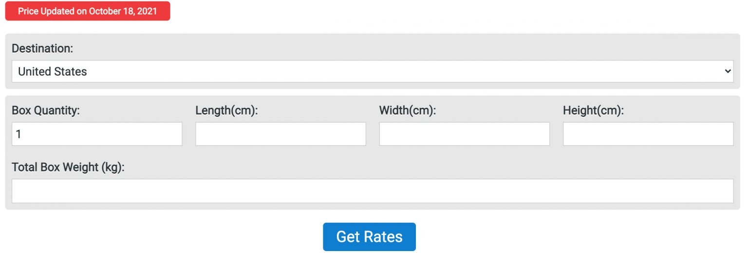 Shipping Calculator %%sep%% Mayatrade